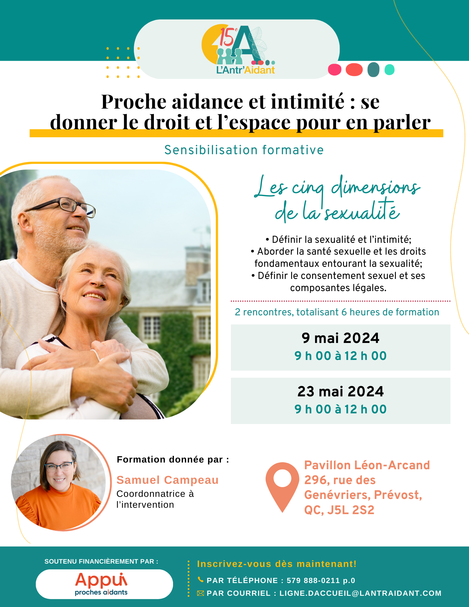 Proche aidance et intimité - L'Antr'Aidant 2023
